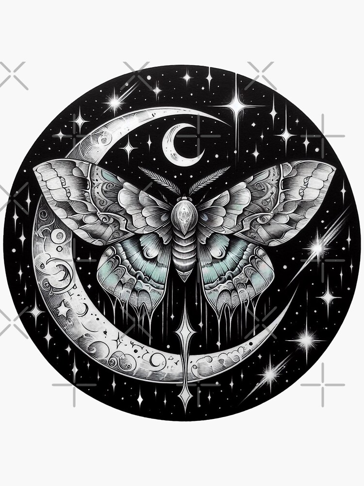 "MOTH,WITCHY,MOON,LUNA MOTH,MAGIC,DARK BOTANIC,SPIRIT ANIMALS,SPIRIT ...