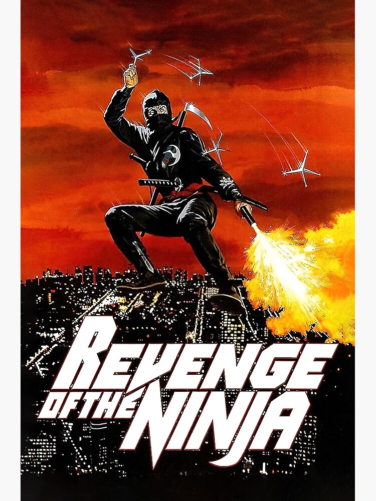 "Revenge of the Ninja Cover HD" Poster for Sale by kazzoie | Redbubble