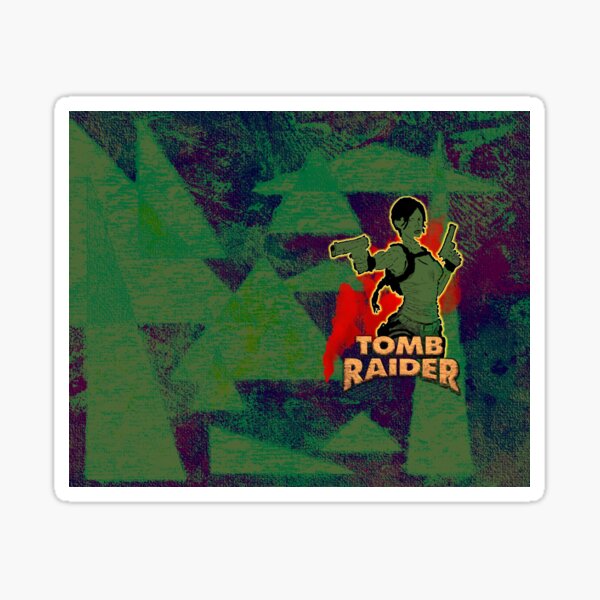 "Lara Croft - Tomb Raider" Sticker for Sale by Getrealdesigns | Redbubble