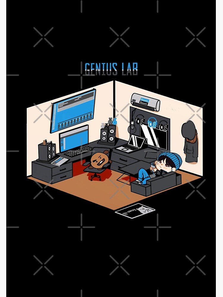"Min Yoongi Genius Lab" Spiral Notebook by p0zuda | Redbubble