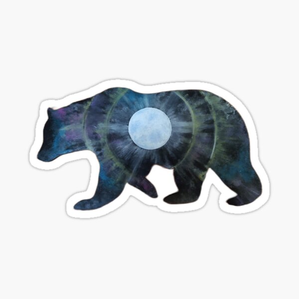 "Moon Bear" Sticker for Sale by RickyTics | Redbubble
