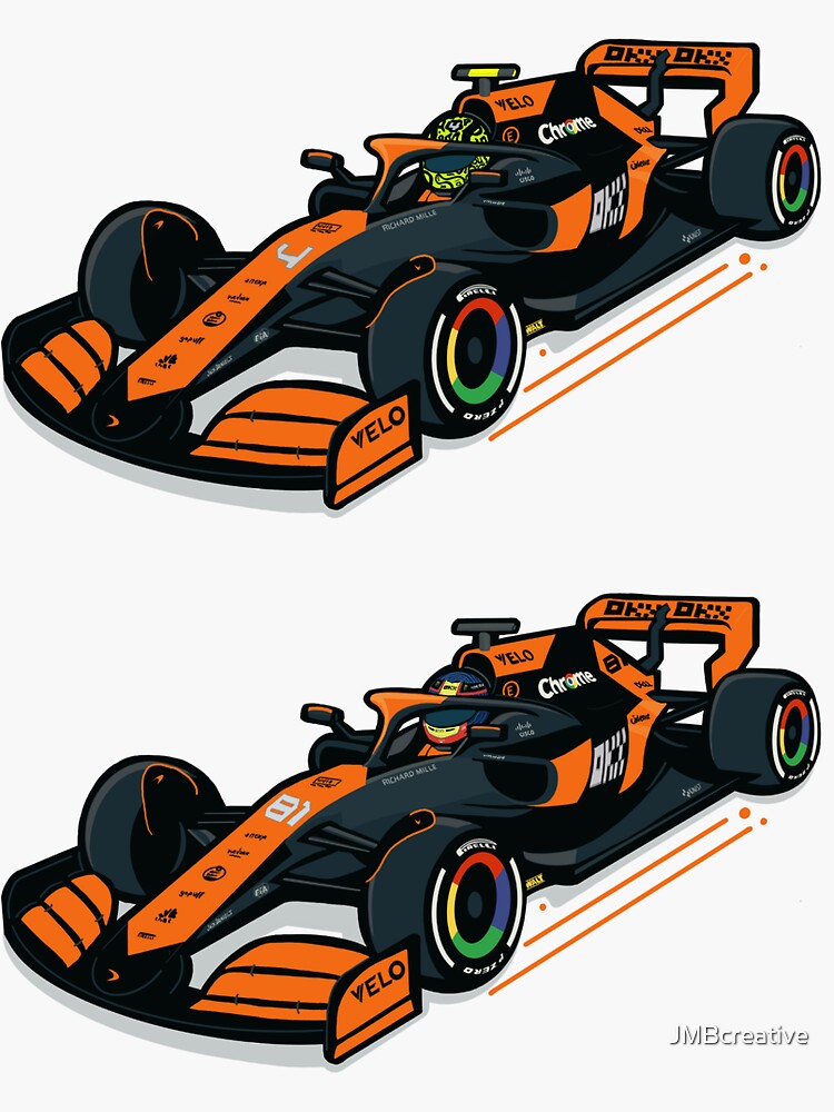 "McLaren Driver Pack" Sticker for Sale by jen-erally | Redbubble