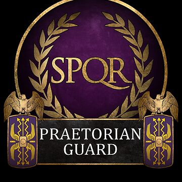 "Praetorian Guard Ancient Roman History SPQR Symbol" Sticker for Sale ...