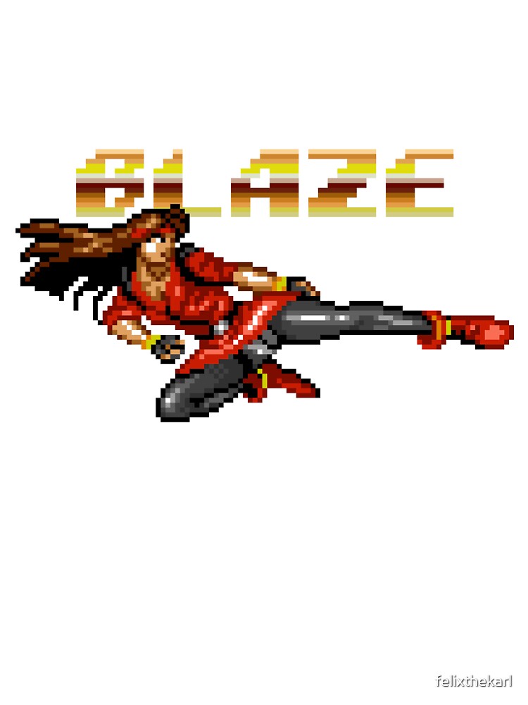 "Blaze Fielding from Streets of Rage" Kids T-Shirt for Sale by ...