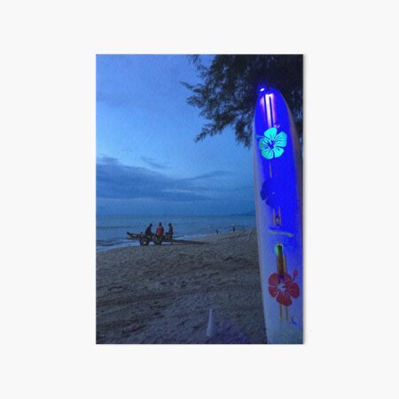 "Sun, Surf And Sunset - Penang Beach - Malaysia" Art Board Print by ...