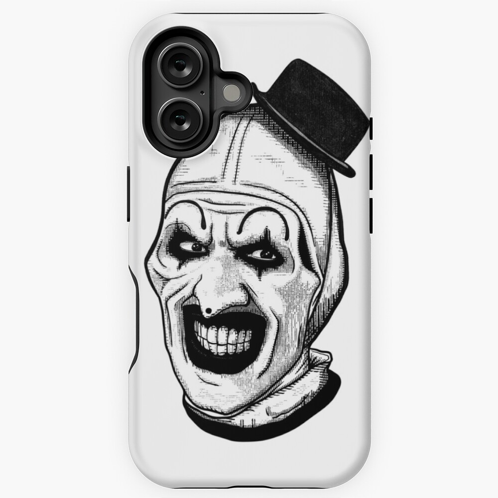 "art the clown - terrifier" Sticker by homework store | Redbubble