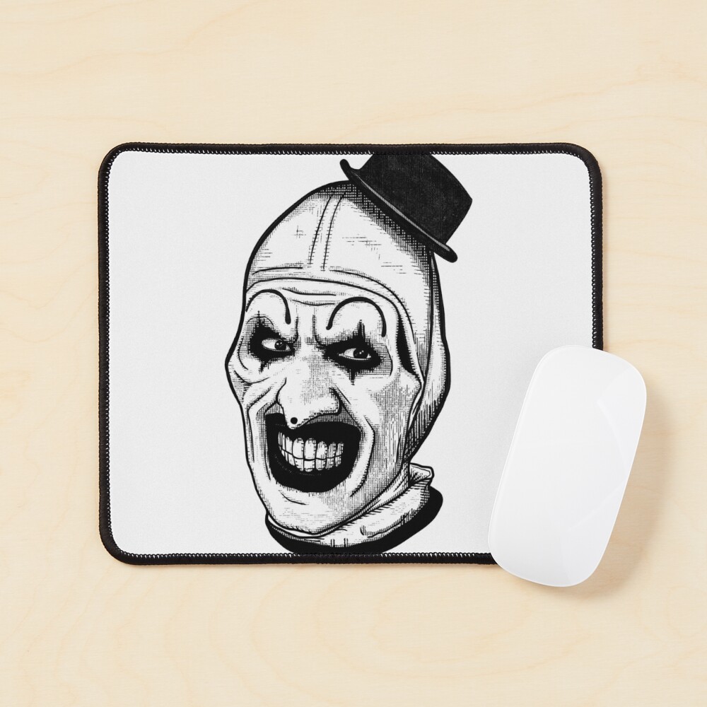 "art the clown - terrifier" Sticker by homework store | Redbubble