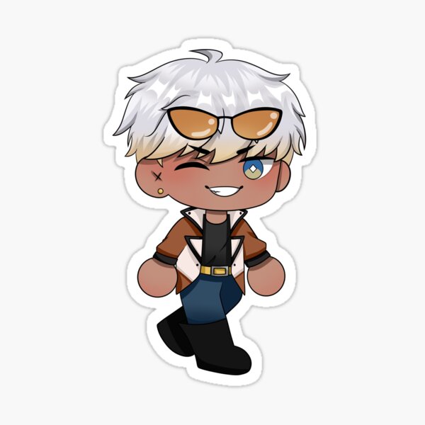"Obey Me! Mammon Chibi" Sticker for Sale by banana-baby | Redbubble