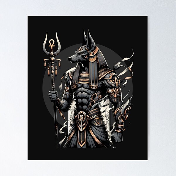 "Mythology Ancient Egyptian God Anubis " Poster for Sale by ...