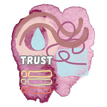 "Trust" Sticker for Sale by sedonavibes1111 | Redbubble
