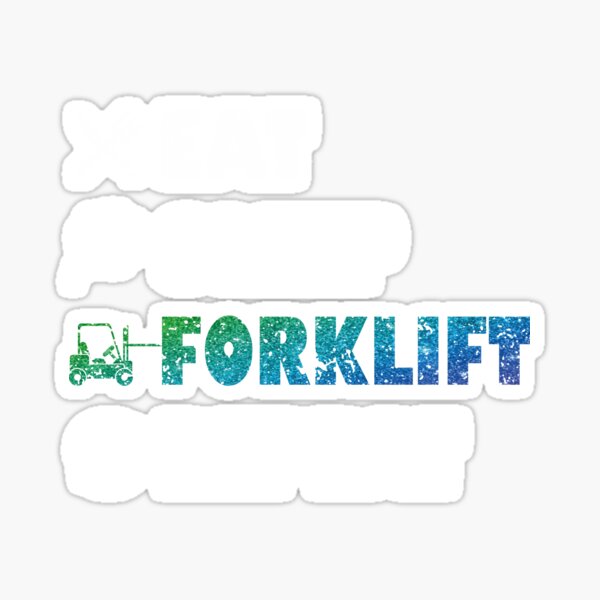 "Forklift Certified Forklift Operator" Sticker for Sale by Mayalogo ...
