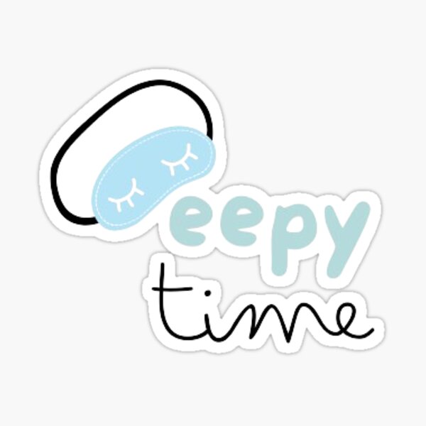 "Eepy time" Sticker for Sale by AbyssOasis | Redbubble