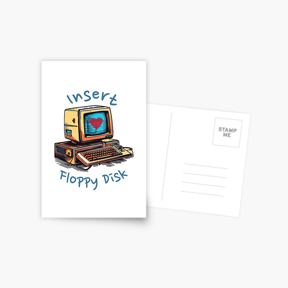 "Insert Floppy Disk" Sticker for Sale by DigitalToast | Redbubble
