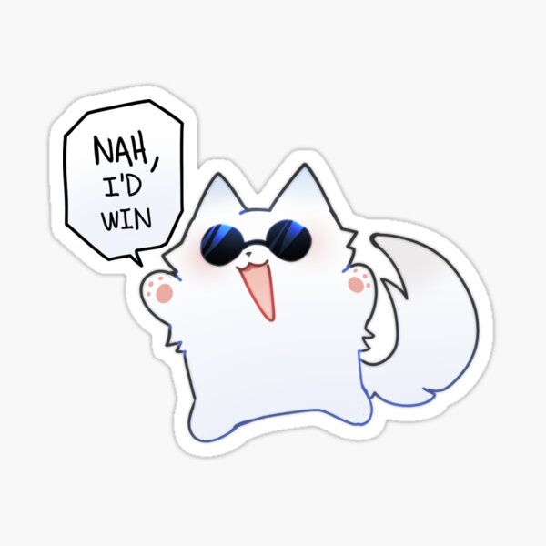"Gojo cat" Sticker by BunnBunnMoon | Redbubble