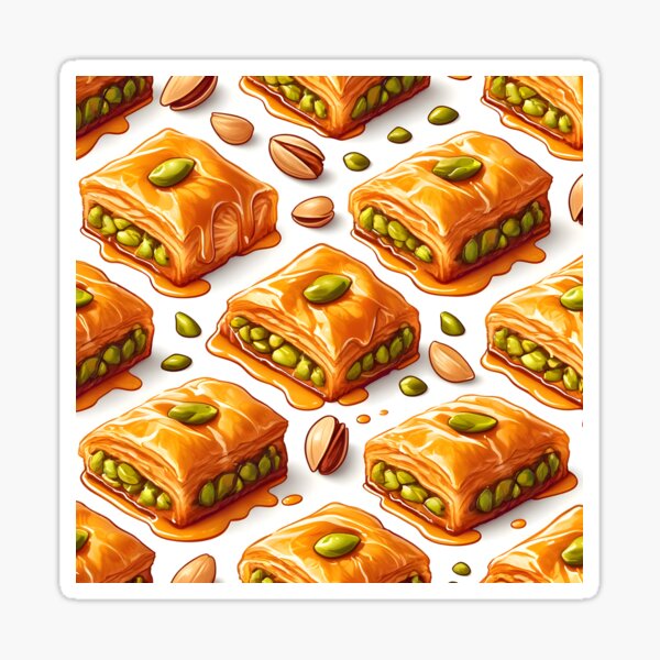 "Baklava" Sticker for Sale by kawaii Cookies | Redbubble