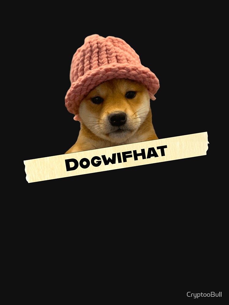"Dogwifhat WIF Logo - Crypto Coin" Essential T-Shirt for Sale by ...