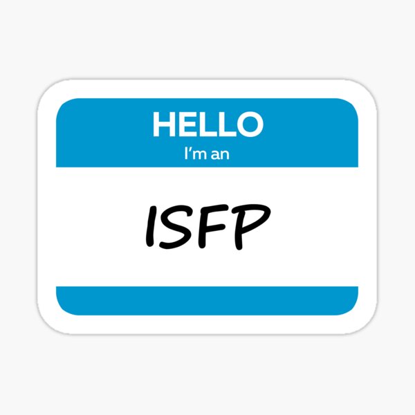 "ISFP Personality Card" Sticker for Sale by LinDraws | Redbubble