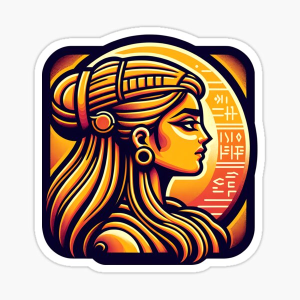 "Ishtar Myths and Legends - Mesopotamian" Sticker for Sale by ...