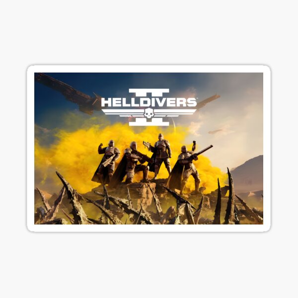 "Helldivers 2 - Victory" Sticker for Sale by Ahmedfantasy | Redbubble
