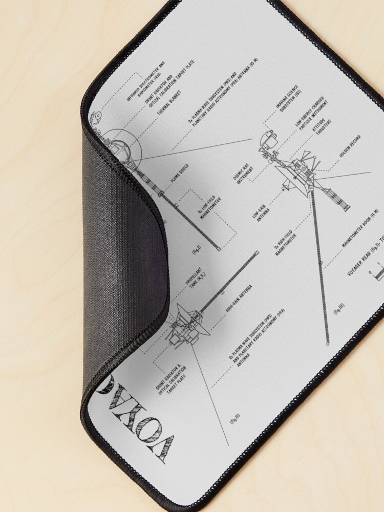 "Voyager. Deep Space Exploration Probes (White Stencil - No Background ...