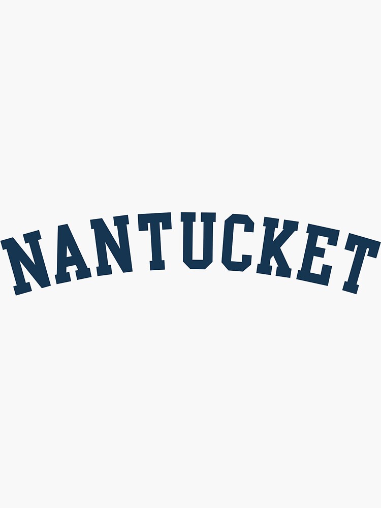 "Nantucket" Sticker for Sale by christinaciara | Redbubble