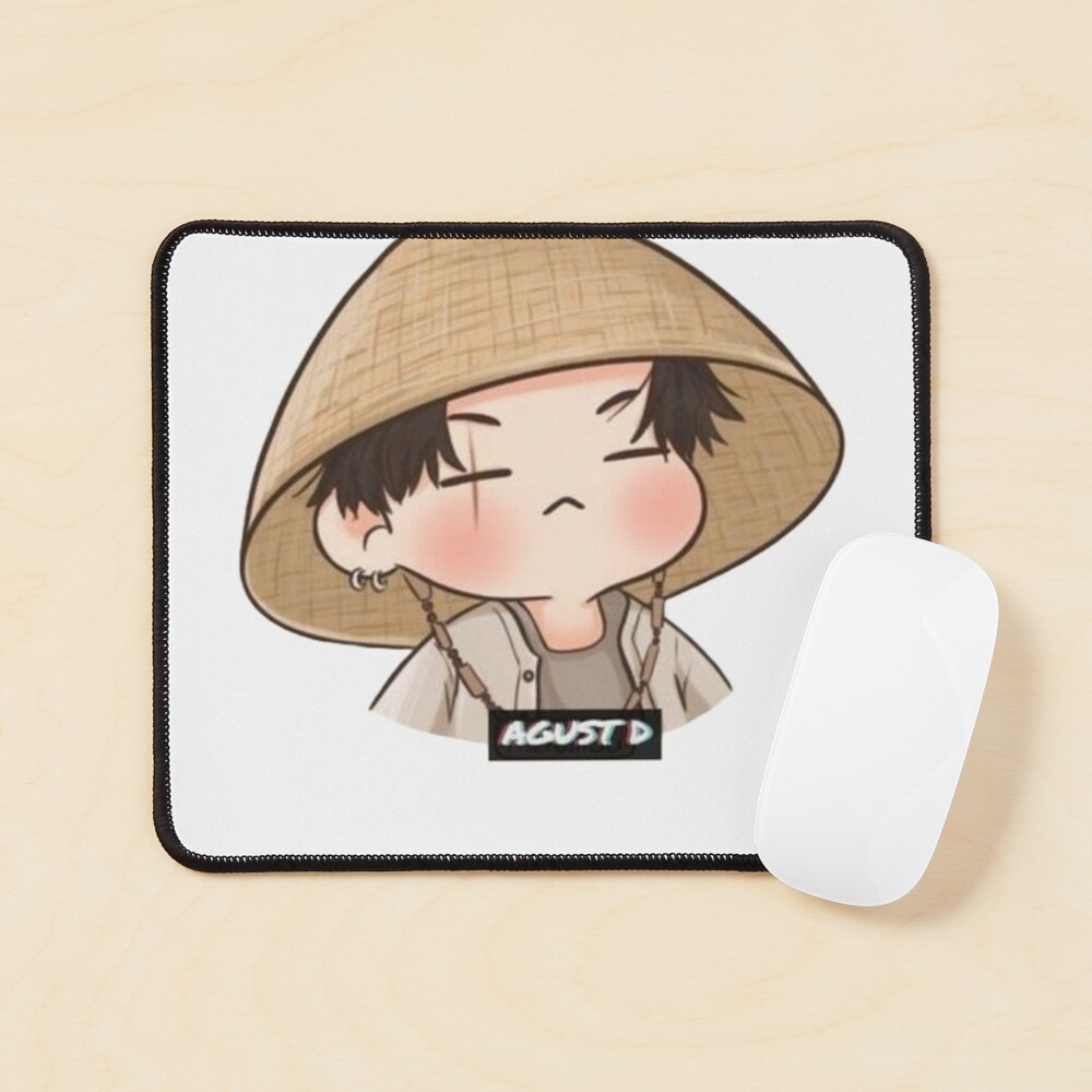 "BTS AGUST D cute chibi design" Sticker for Sale by popkix | Redbubble