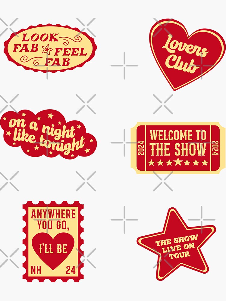 "The Show Live On Tour - Niall Horan" Sticker for Sale by RafaTakami ...