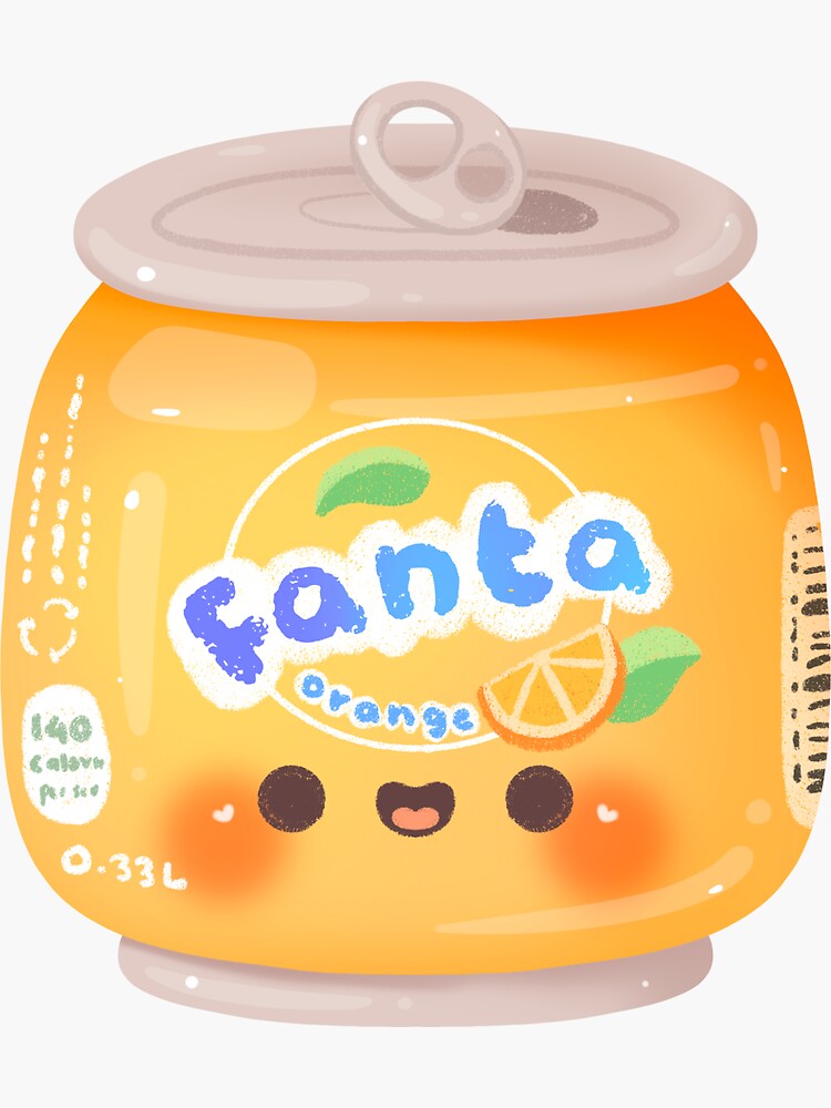 "Cute kawaii soda can" Sticker for Sale by craafty queen | Redbubble