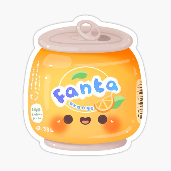 "Cute kawaii soda can" Sticker for Sale by craafty queen | Redbubble