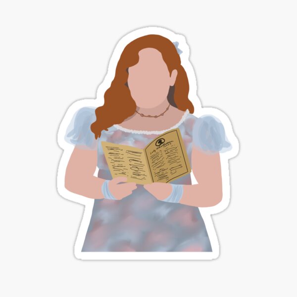 "Penelope featherington, lady whistledown, bridgerton" Sticker for Sale ...