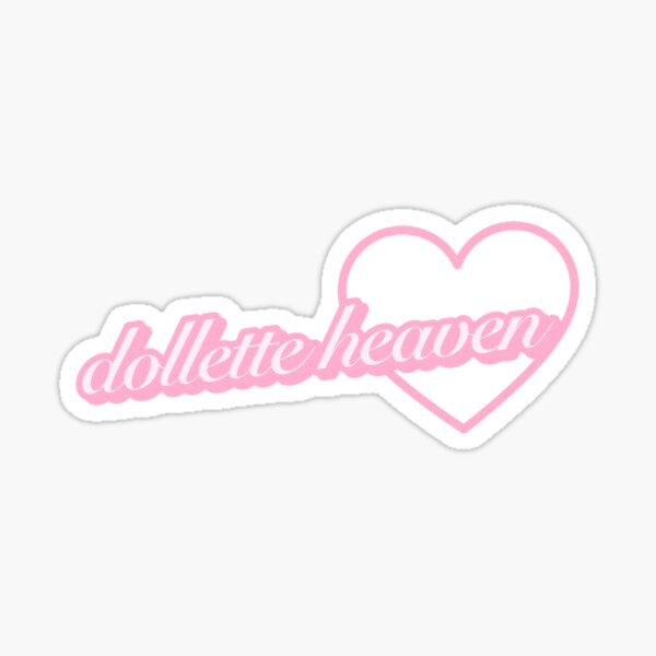 "Official Dollette Heaven Logo" Sticker for Sale by Dollette Heaven ...