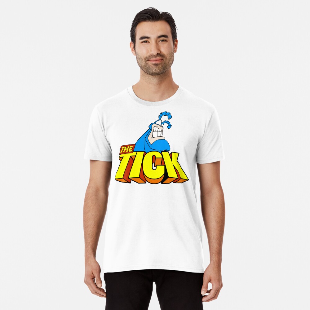 "The Tick Title" Sticker for Sale by ThomasKadmon | Redbubble