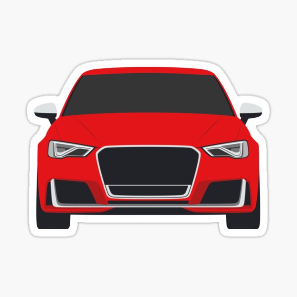 "RS3 8V - Vector drawing" Sticker by yohannlp | Redbubble