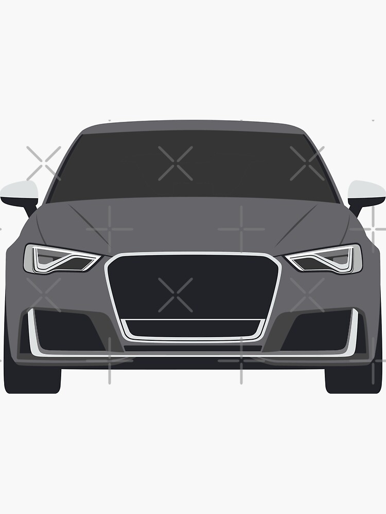 "RS3 8V - Vector drawing" Sticker by yohannlp | Redbubble