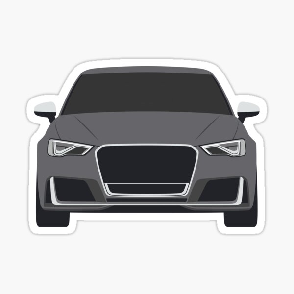 "RS3 8V - Vector drawing" Sticker by yohannlp | Redbubble