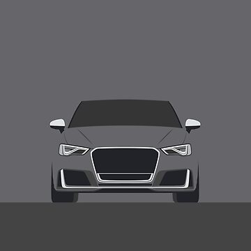 "RS3 8V - Vector drawing" Sticker by yohannlp | Redbubble