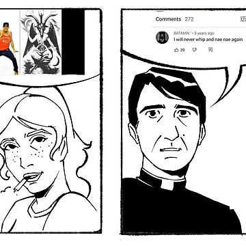 "lisa pearson and john ward meme" Sticker for Sale by kadyjerry | Redbubble