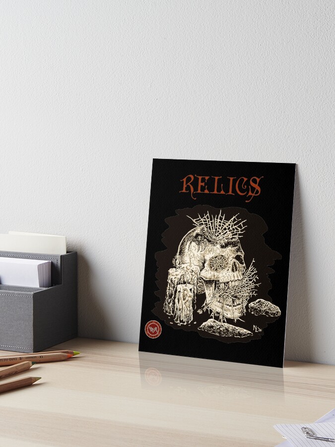 "Relics (black and white)" Art Board Print for Sale by WolfsViewMedia ...