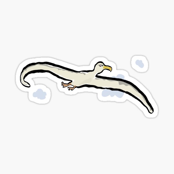 "Albatros" Sticker for Sale by greendeer | Redbubble