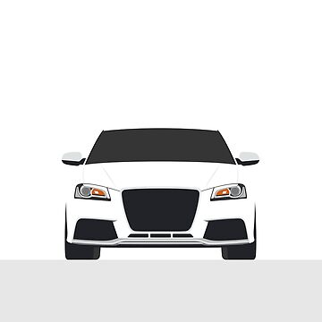 "RS3 8P - Vector drawing" Sticker by yohannlp | Redbubble
