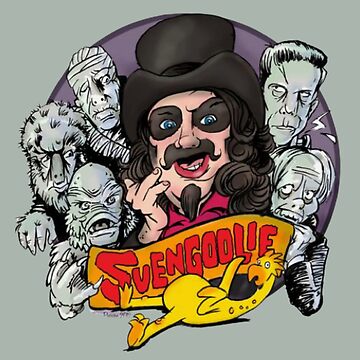 "Svengoolie,Svengoolie lovers,Svengoolie art " Sticker for Sale by Kittygirlstyle | Redbubble