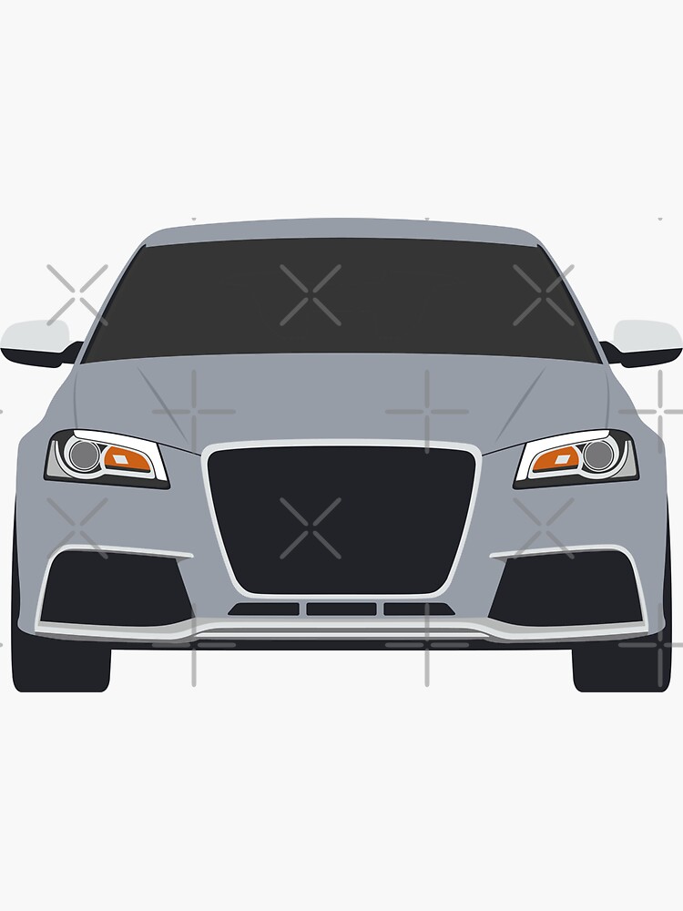 "RS3 8P - Vector drawing" Sticker by yohannlp | Redbubble