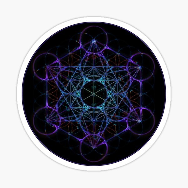"Metatrons Mandala" Sticker by kernowerno | Redbubble