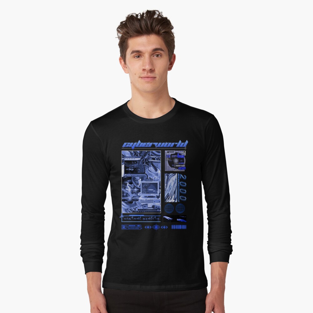 "Cybercore World Y2K Design" Poster for Sale by Cyber-Cyanide | Redbubble