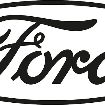 "ford logo" Sticker by JOTAPHE | Redbubble