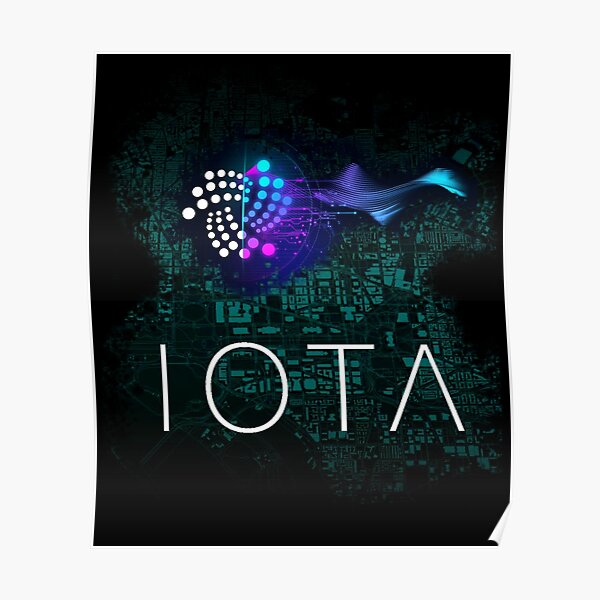 "IOTA Logo " Poster for Sale by CryptoCentauri | Redbubble