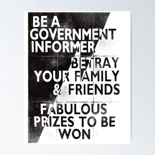 "Red Dwarf - Government poster from ‘Back To Reality’" Poster for Sale ...