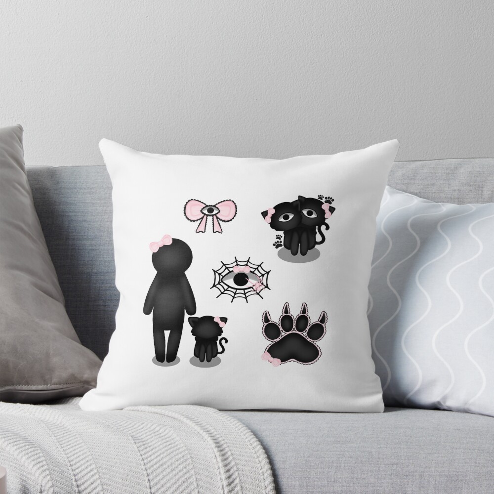 "Creepycore cutecore bundle pink black mr kitty eye colllection ...