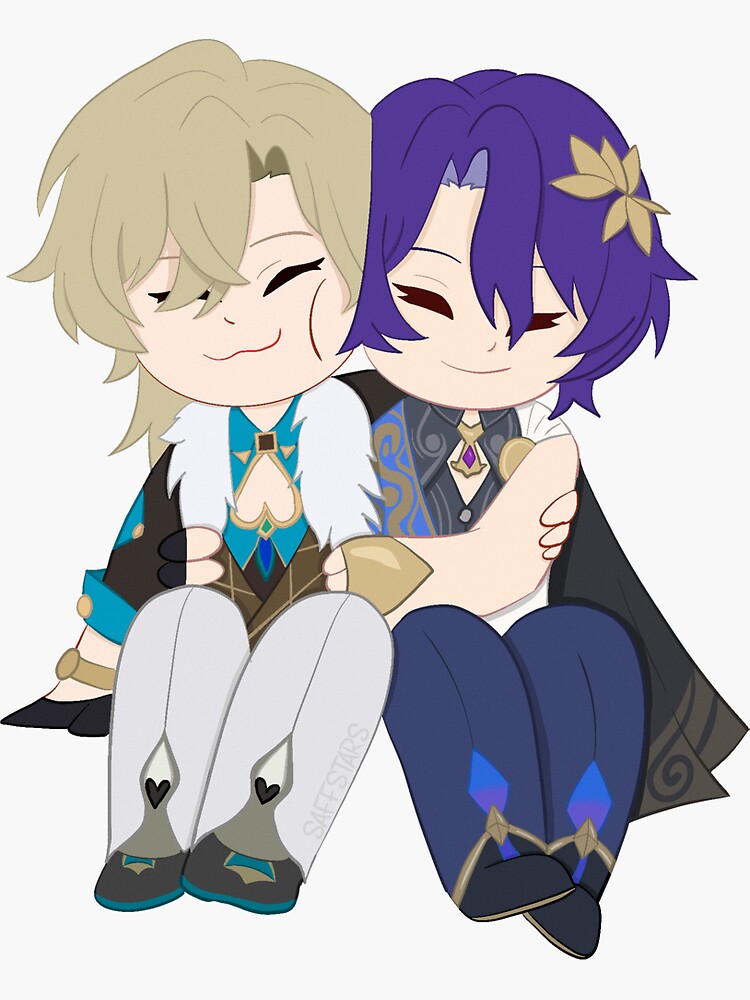"Aventio Ratiorine Chibis" Sticker for Sale by conspicio | Redbubble