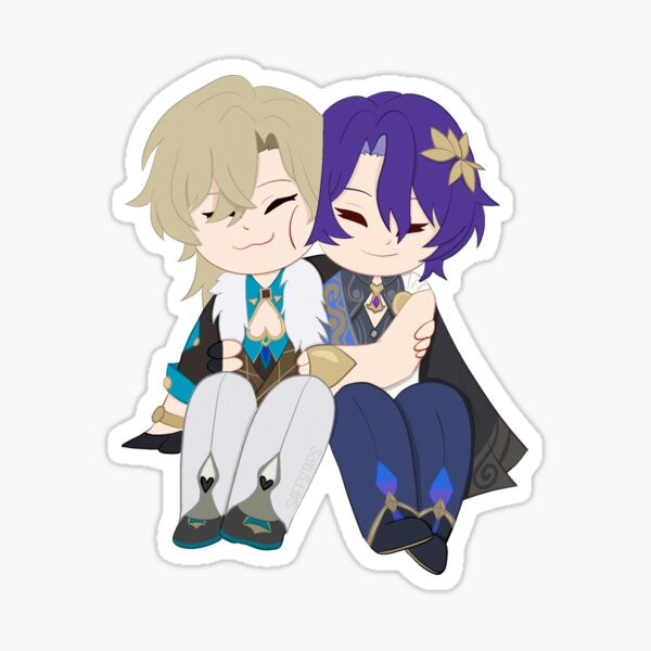 "Aventio Ratiorine Chibis" Sticker for Sale by conspicio | Redbubble